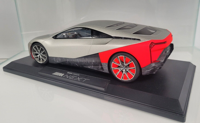 Genuine BMW Vision M NEXT 1 18 Scale Model Miniature Car Grey/Orange ...