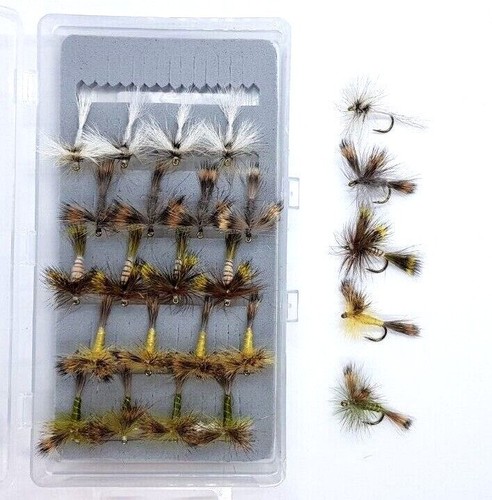 Classic Wulffs Assorted - Dry Flies Fly Box Selection Trout Fly Fishing Flies | eBay UK