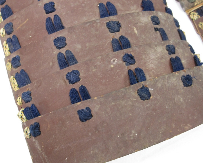 A2157: Real old Japanese SODE (shoulder guard) of SAMURAI armor YOROI ...