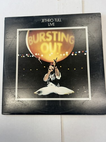 JETHRO TULL BURSTING OUT DOUBLE VINYL LP LIVE CHRYSALIS RECORD LABEL VG ...