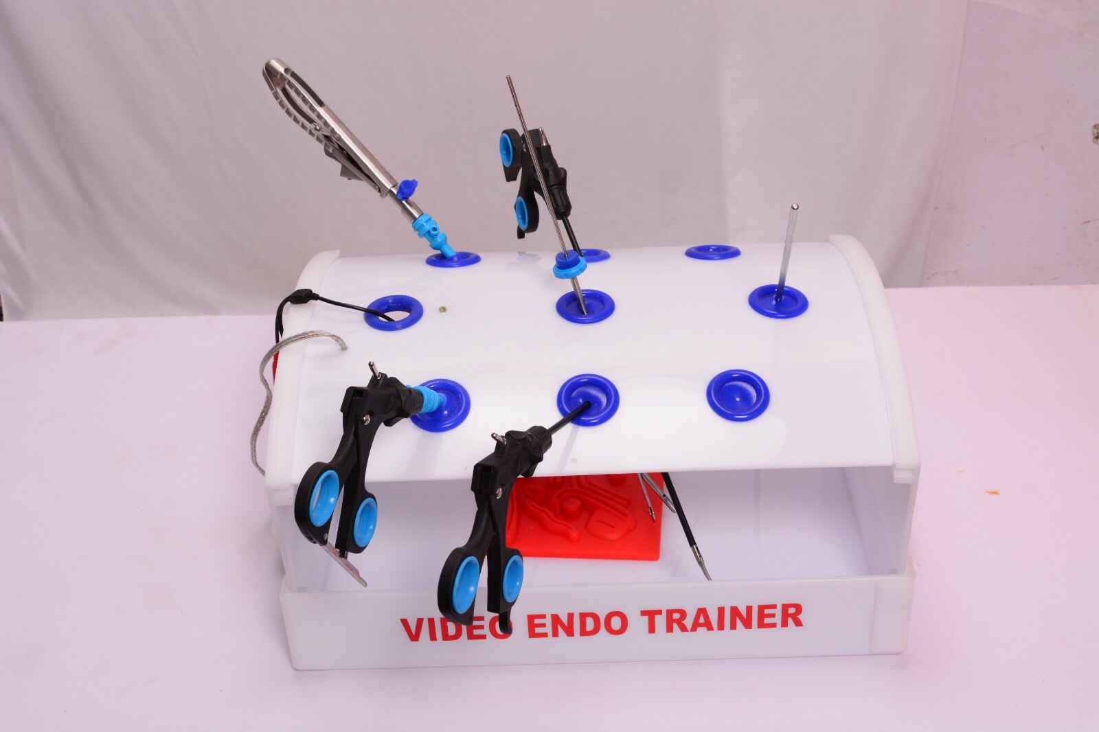 Virtual Endo-Trainer with six basic Instruments Laparoscopic Surgical ...