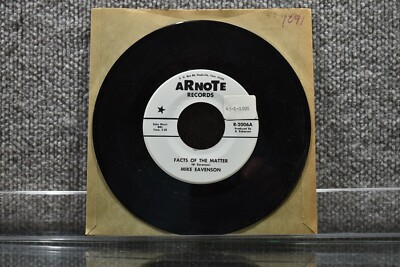 Mike Eavenson "Facts Of The Matter" Arnote Records 7" | eBay