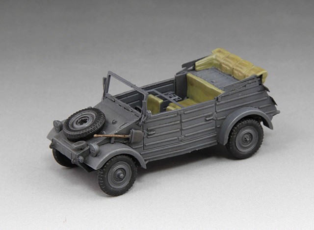 S-Model 1/72 German Kubelwagen VW82,Type 82 Jeep Finshed Product # ...