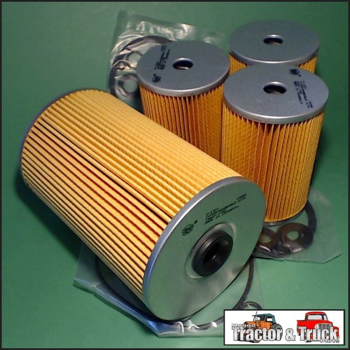FLK4006-C Oil Fuel Filter Kit Hino FD FF GD Truck, EH700 Engine w 3 ...