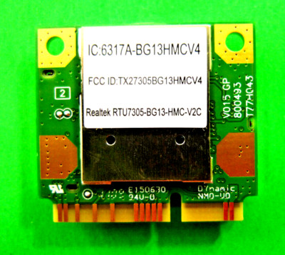 Genuine Dell DW420 Mini Half Size WPAN PCI-e Bluetooth Wireless Card ...