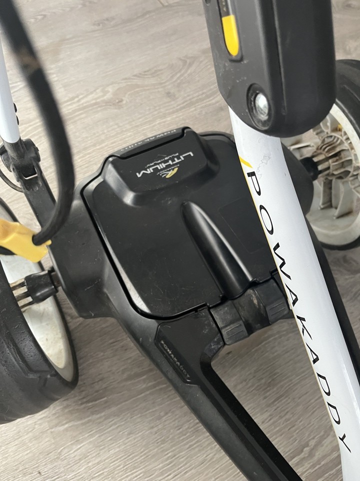 Powakaddy “FW3s” Electric Golf Trolley + Plug n Play Lithium Battery ...