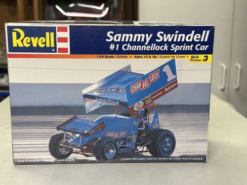 UNBUILT 1:24 REVELL model kit SAMMY SWINDELL #1 CHANNELLOCK SPRINT CAR ...