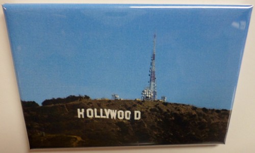 Hollywood Sign Vintage Photo 2" x 3" Refrigerator Locker MAGNET | eBay