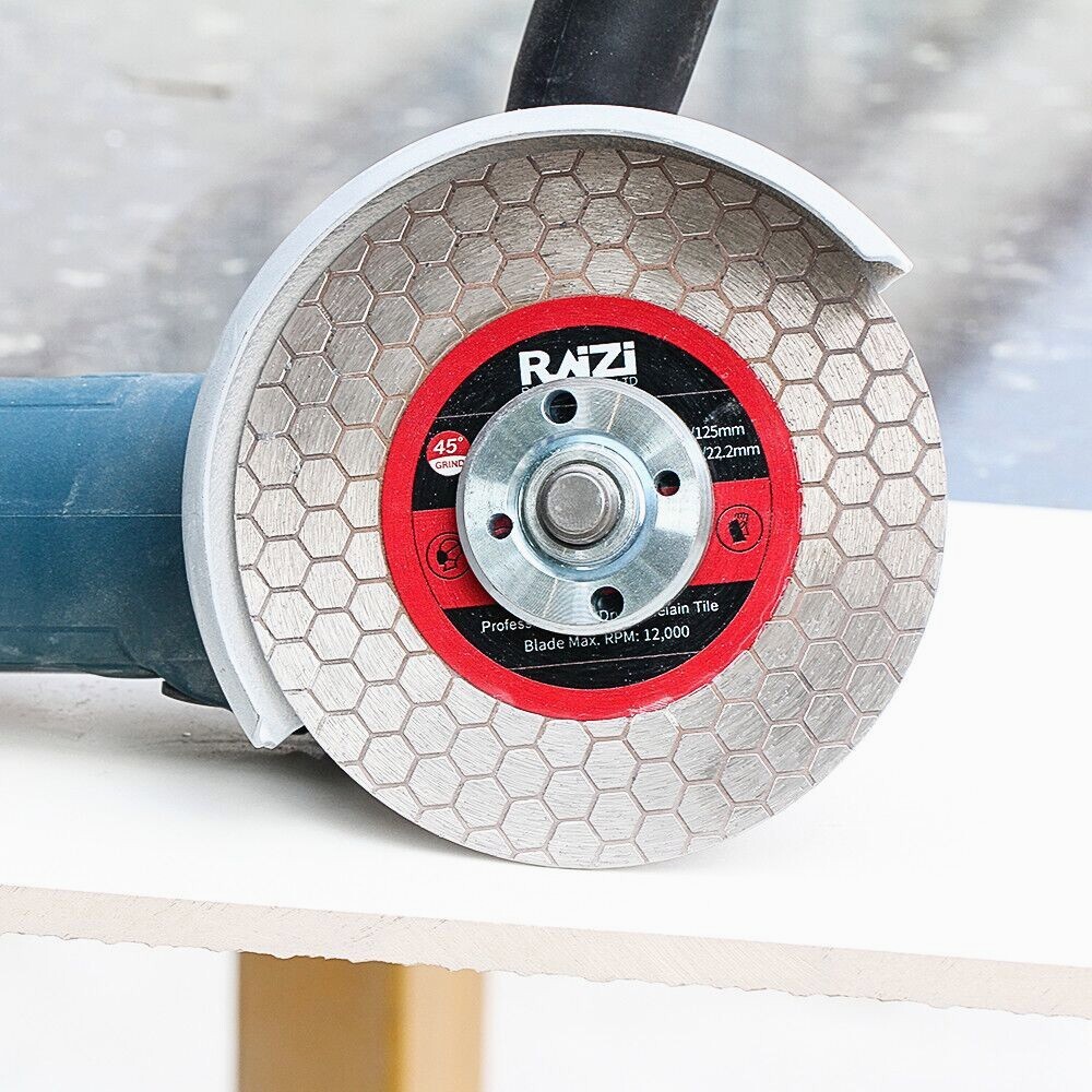 RAIZI 5 Inch Tile Diamond Saw Blade For Porcelain Ceramic Cutting And ...