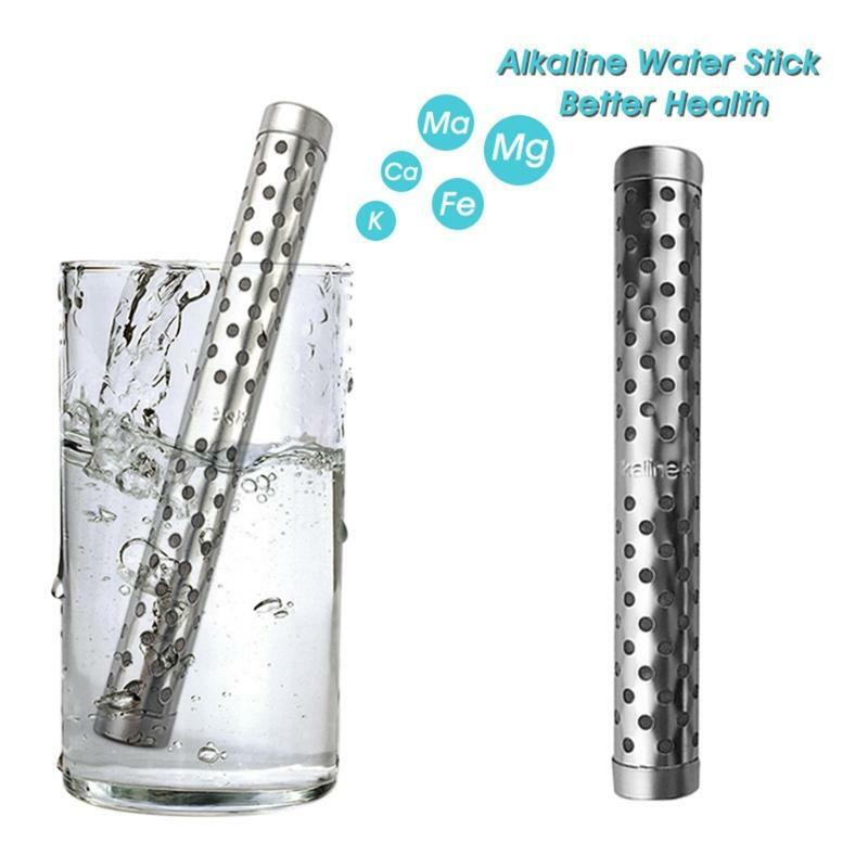 Portable Alkaline Hydrogen Water Ionizer Stick 5.28x0.63in Stainless ...