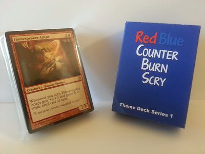 MTG Modern & Theme Decks - Red Blue Counter Burn Scry Magic the ...