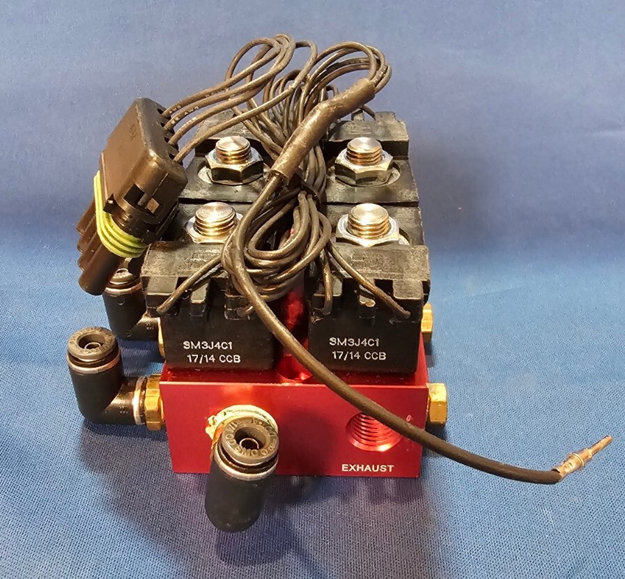 Air Ride Technologies Ridepro ARV2500 Solenoid Air Valve Block ...