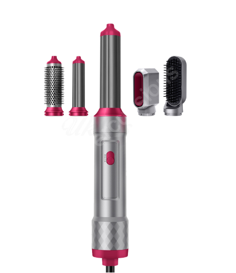 5 in 1 Electric Hair Dryer Blow Curler Set Detachable Styler Hot Air ...