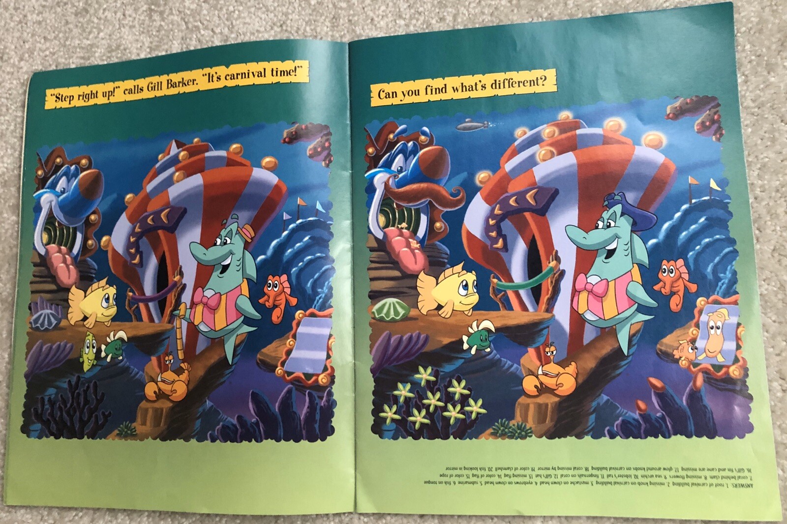 Freddi Fish What’s Different 2001 Paperback Book Kids Humongous ...