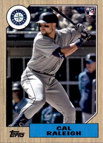 2022 TOPPS ARCHIVES #290 Cal Raleigh Rookie Card Seattle Mariners | eBay