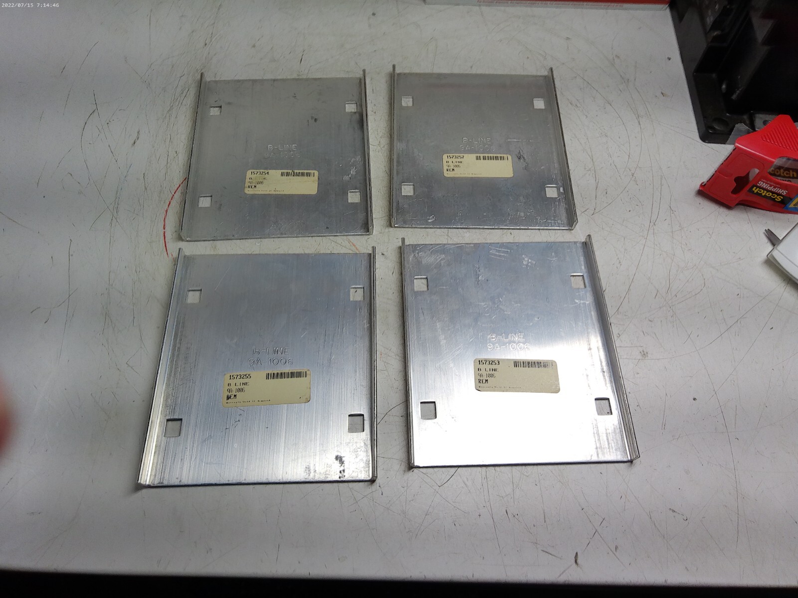 Lot of 4 Cooper B-Line Splice Plate 9A-1006 | eBay
