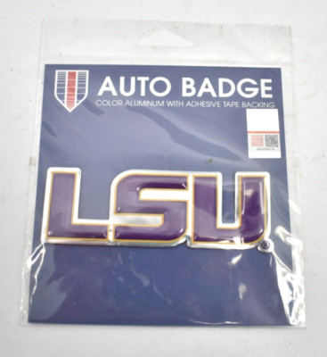 WinCraft Louisiana State University NCAA Novelty Automotive Badge LSU ...
