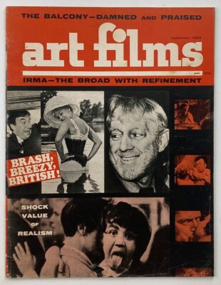 VTG Art Films Magazine September 1963 Irma La Douce, The Balcony No ...