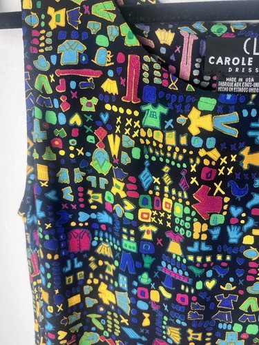 Vintage Carole Little Women’s Sz 10 Clothing Fashion Print Rayon Maxi ...