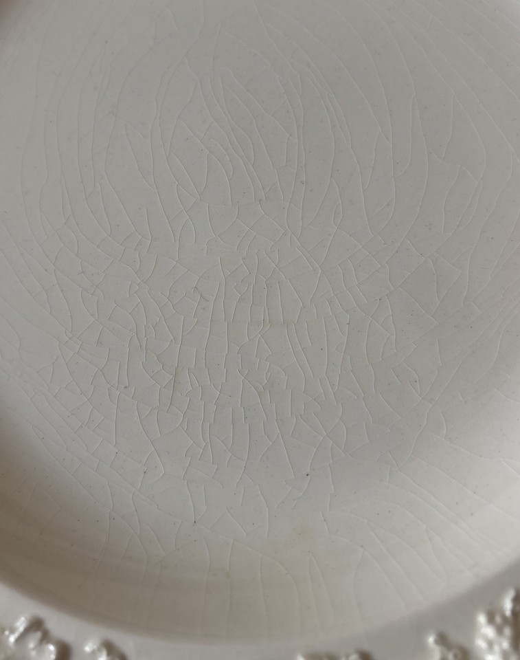 Wedgwood Queensware Embossed Cream on Cream 34 Pc Mixed Serving Dinner ...
