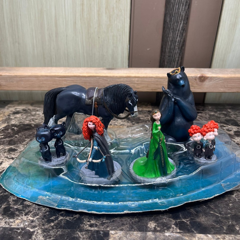 Disney Pixar Brave Figurine Playset Brave/Rebelle/Modig/Merida (NEW BOX ...