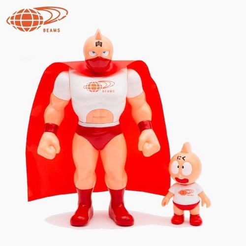BEAMS Five Star Toys NSC Kinnikuman Meat-kun Soft Vinyl Set Figure F/S ...