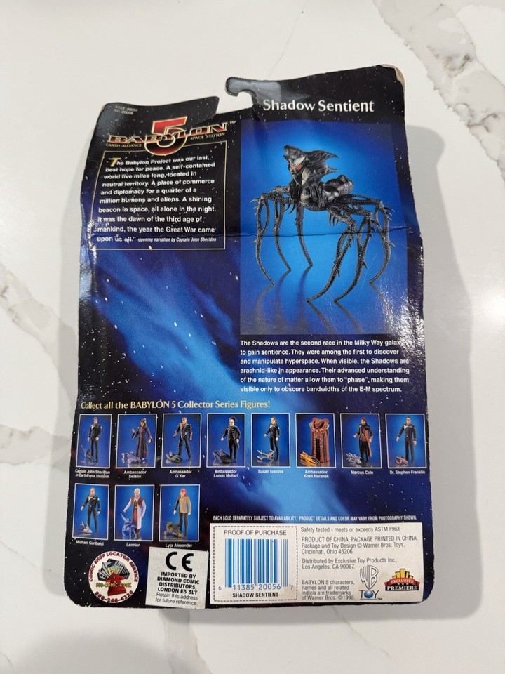 Babylon 5 Shadow Sentient Previews Exclusive Action Figure 1998 | eBay