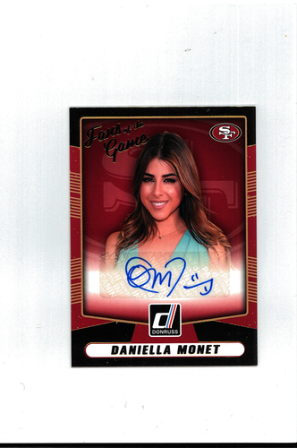 MINT Daniella Monet Auto NICK VICTORIOUS Fans of the Game Autograph 1st ...