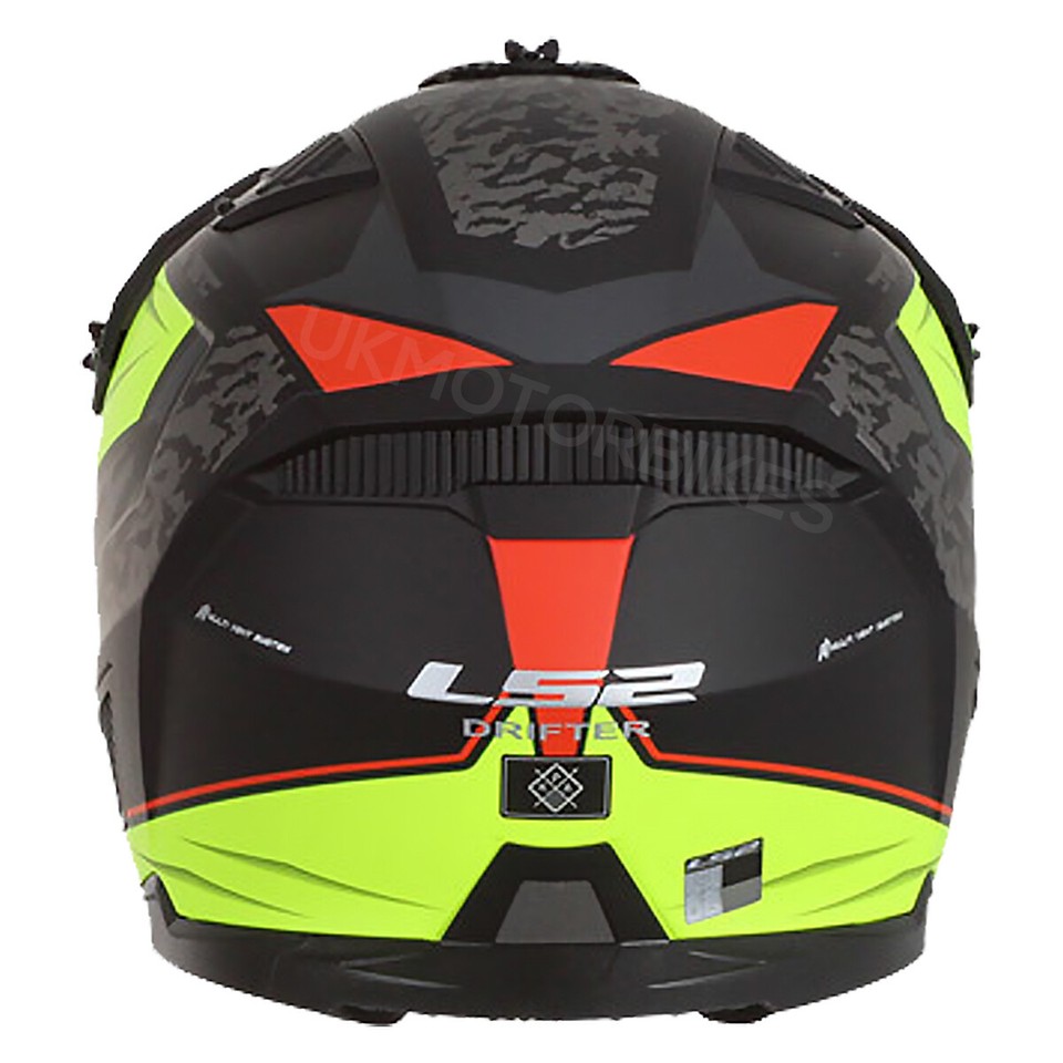 LS2 OF606 DRIFTER DEVOR MODULAR OPEN FACE MOTORCYCLE HELMET + FREE DARK ...