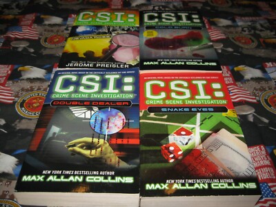 CSI book lot #3 double dealer / snakes eyes / nevada rose / cold burn ...