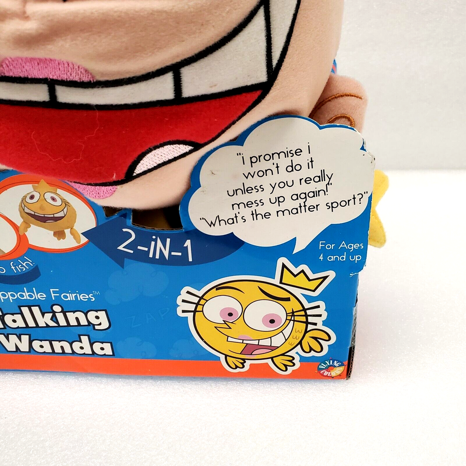 The Fairly Oddparents Parents! Talking Wanda Flippable Fairies Plush ...