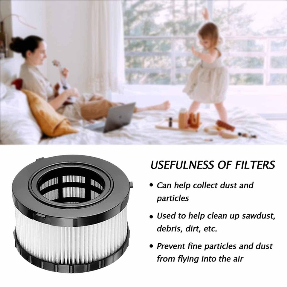 2 pcs HEPA Filters Replacement for Dewalt DC5151H DC515 DCV517 Wet Dry ...