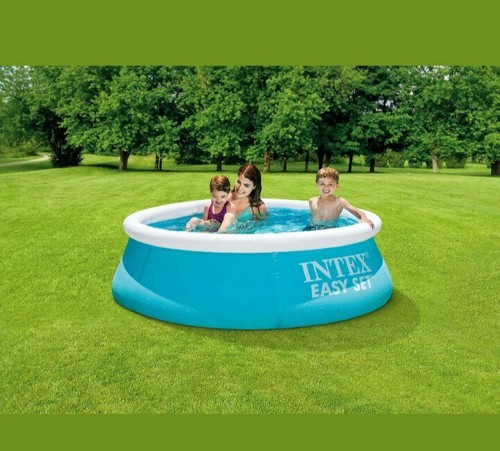 Intex - Brand New 6ft x 20in Inflatable Blue Swimming Pool | eBay