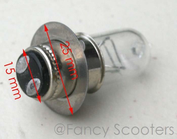 Light Bulb (dual filament) 56V 18W/18W W/BRACKET for Electric Bikes ...