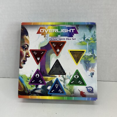 Overlight RPG Roleplaying Game Deluxe Spirit Dice Set - 7 Four Sided ...