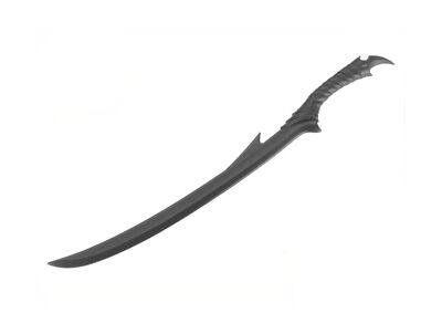 Polypropylene Demon Katana Trainer or Fantasy Dark Elf Scimitar Cosplay ...