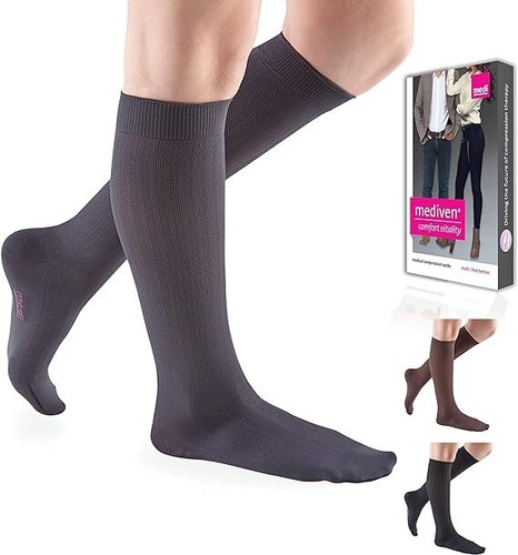 MEDIVEN Comfort Vitality REGULAR Calf Compression Stockings Size ...