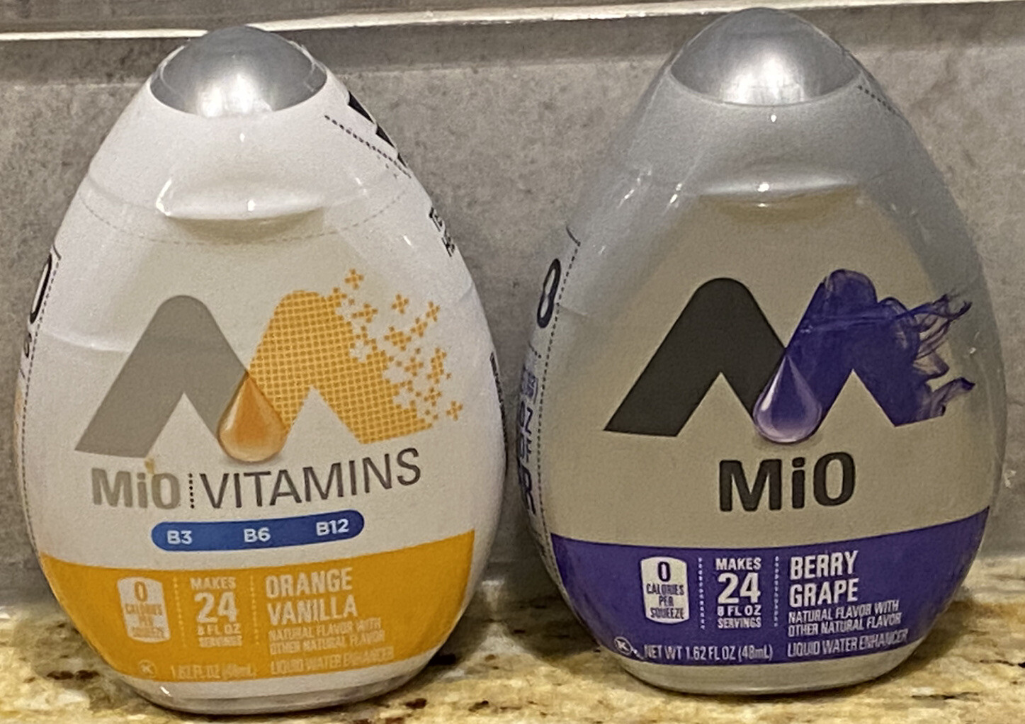LOT OF 5 Bottles MiO ORANGE VANILLA & BERRY GRAPE FLAVOR ENHANCER | eBay