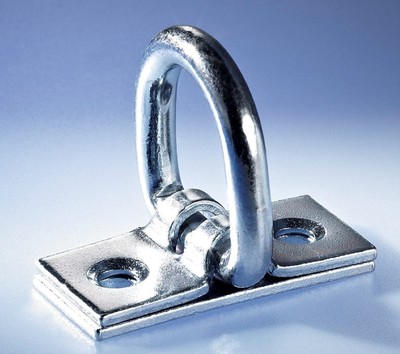 10 x Bügelkrampe verzinkt Höhe=25 mm quer klappbar zollzulässig Krampe ...