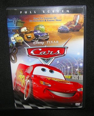 Disney Pixar Cars DVD 2006 Release Full Screen Edition Complete With ...