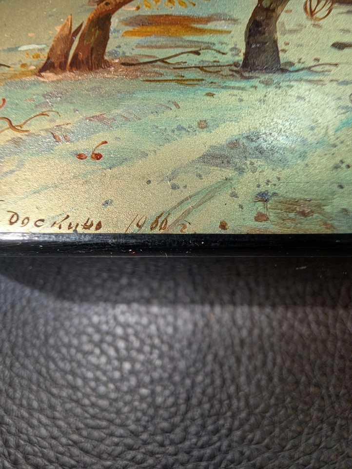 Vintage Russian Lacquerware Box The Rooks Are Returning USSR 1966 ...