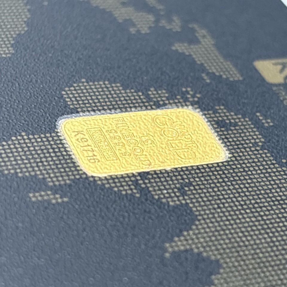 Nadir Karatbars 1g Gold Bar In Assay Card / .9999 Bullion #1602D | eBay