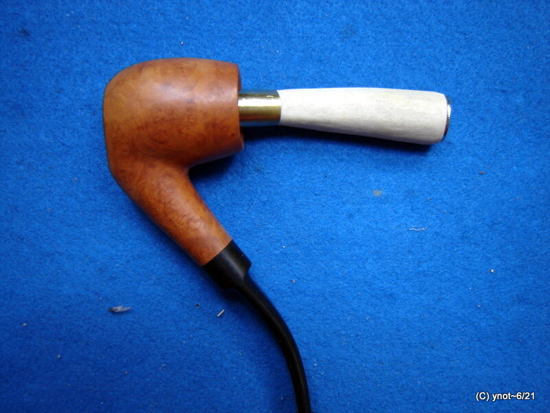 tobacco PIPE TAMPER Stag Deer antler tine 45 ACP Top brass crafted~made ...