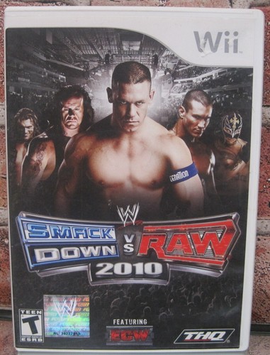 WWE SmackDown vs. Raw Wii Lot Nintendo Wii Complete Tested 785138303550 ...