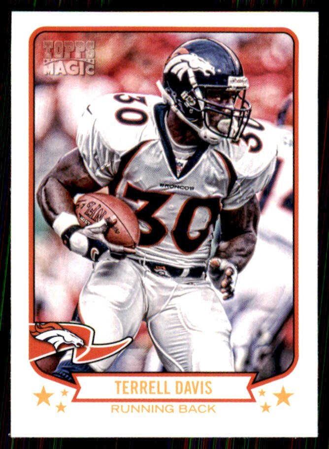 2013 Topps Magic Mini Terrell Davis Denver Broncos #82 NFL Parallel | eBay