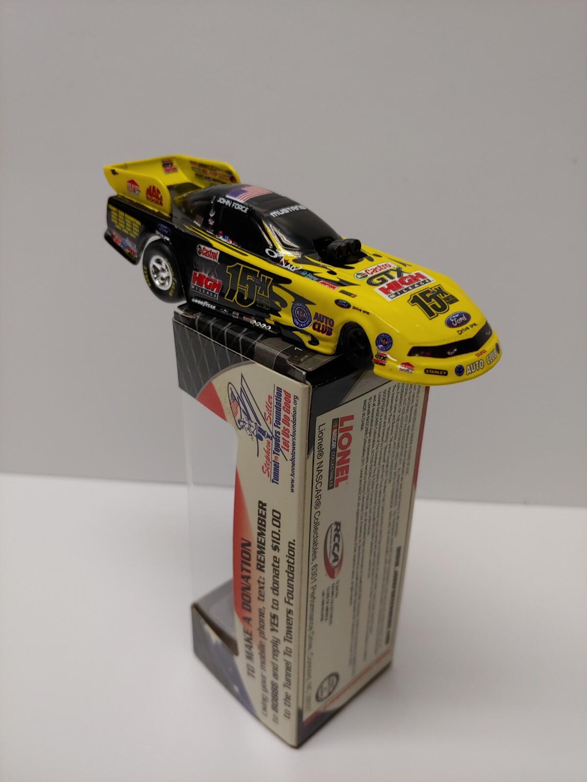 John Force Diecast Car 1:64 Castrol Action Racing NHRA 2011 Mustang ...