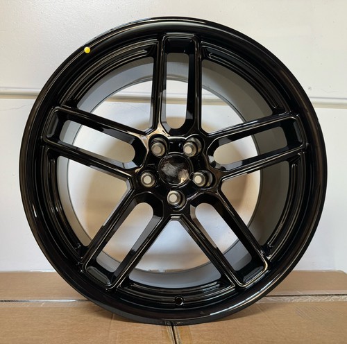 20" 5-Spoke Rims Gloss Black 20x9 20x10.5 Fit Challenger Charger ...