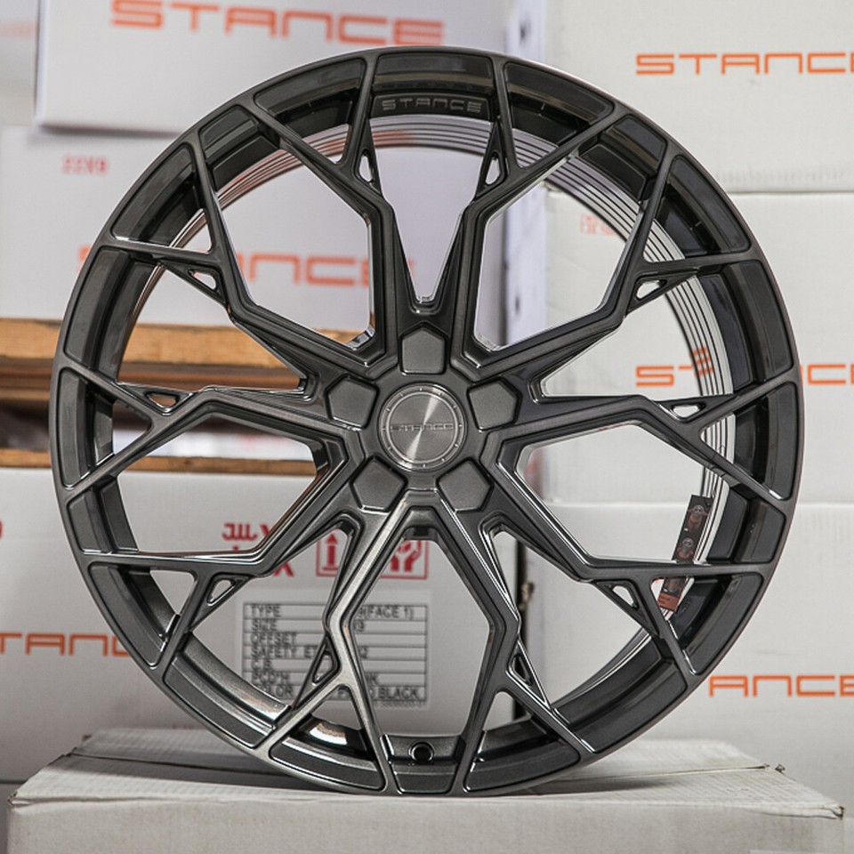 19" Stance SF10 Gunmetal Forged Concave Wheels Rims Fits BMW E63 E64 ...