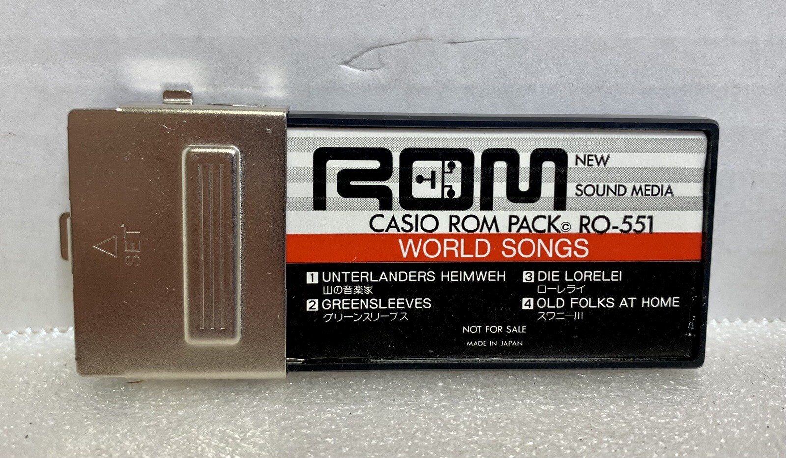 Casio ROM Pack World Songs. RO-551. | eBay