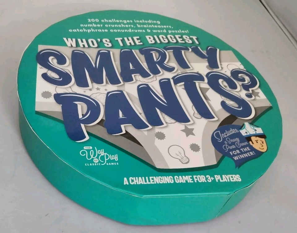 Smarty Pants Trivia Game 200 Challenges Brainteasers and More Family ...